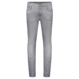 Straight-Jeans MAC "Flexx-Driver", Herren, Gr. 36, L&auml;nge 30, shadow grau authentic use, Denim/Jeans, Obermaterial: 92% Baumwolle, 6% Elastomultiester, 2% Elasthan, Jeans Straight-Jeans, super elastisch