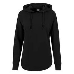 Rundhalspullover Urban Classics "Urban Classics Damen Ladies Oversized Terry Hoody", Damen, Gr. XS, schwarz, 100% Baumwolle, unifarben, oversize, ohne Ausschnitt, Pullover Rundhalspullover