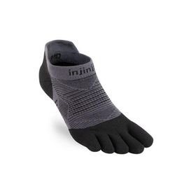 injinji Run Lightweight No-Show Bekleidung Unisex schwarz M