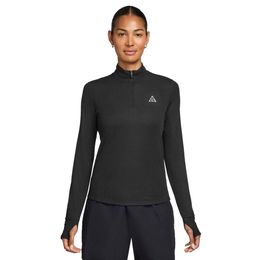 Nike Trail Dri-Fit Half-Zip Midlayer Bekleidung Damen schwarz M