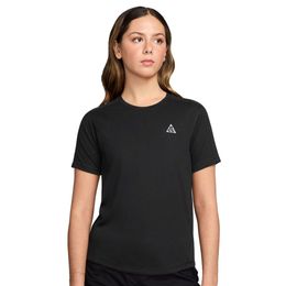 Nike Trail Dri-Fit Short Sleeve Top Bekleidung Damen schwarz XS