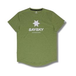 Saysky Logo Combat T-Shirt Bekleidung Herren gr&uuml;n S