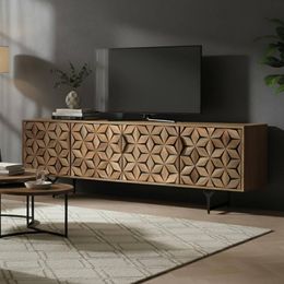 Pharao24.de TV Sideboard Fernsehboard 177 cm breit und 58 cm hoch