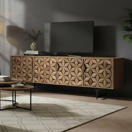 Pharao24.de TV Sideboard Fernsehboard 177 cm breit und 58 cm hoch
