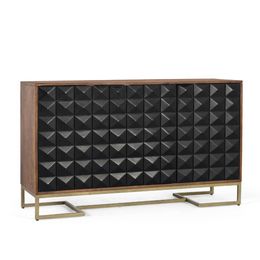 Pharao24.de Sideboard Esszimmer Kommode in modernem Design mit B&uuml;gelgestell aus Metall