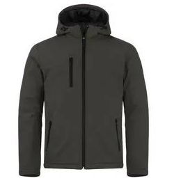 Clique Padded Softshelljacke mit Kapuze Herren 945 - dunkelgrau 4XL