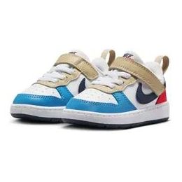 Nike Court Borough Low Recraft Baby-Sneaker 124 - white/thunder blue-lt crimson 19.5