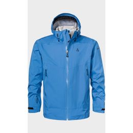 Sch&ouml;ffel Outdoorjacke SCH&Ouml;FFEL "2.5L 3D Jacket Vistdal M", Herren, Gr. 58, 8625, blau, Oberstoff: 100% Nylon; (Membran: Polyurethan), regular fit, hoch geschlossener Ausschnitt, Jacken Outdoorjacke
