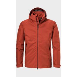 Sch&ouml;ffel Outdoorjacke SCH&Ouml;FFEL "Jacket Easy XT M", Herren, Gr. 48, 5590, rot, Oberstoff: 100% Polyester; (Membran: Polyurethan); Futter: 100% Polyester, regular fit, hoch geschlossener Ausschnitt, Jacken Outdoorjacke