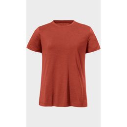 Sch&ouml;ffel Funktionsshirt SCH&Ouml;FFEL "T Shirt Hohberg L", Damen, Gr. 38, 5590, rot, Oberstoff: 60% Baumwolle, 40% Polyester, Rundhals, Shirts Funktionsshirt