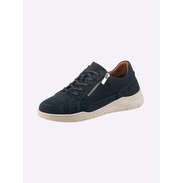 Sneaker Gemini, Damen, Gr. 41, blau (marine), Nubukleder, Schuhe Sneaker