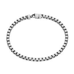 Armband "Armband Venezinanerkette, massiv, geschw&auml;rzt, Silber 925" Gr. 21, silber, Giorgio Martello MILANO, Armb&auml;nder, Damen, 21, Silber 925 (Sterlingsilber), Armband