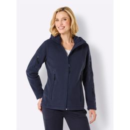 Fleecejacke Catamaran, Damen, Gr. 44/46, blau (marine), 100% Polyester, unifarben, Jacken Fleecejacke
