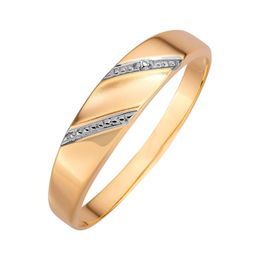 Fingerring Lady Gr. 20, gold (gelbgold 375), Fingerringe, Damen, 20, Gold Metall, Gold, Metall, Fingerring