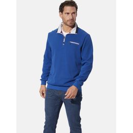 Sweatshirt Babista "Sweatshirt QUORON", Herren, Gr. L, blau (royal blau), Obermaterial: 100% Baumwolle CO., Sweatshirts Sweatshirt