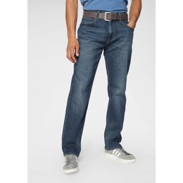 Straight-Jeans Lee "Extreme Motion", Herren, Gr. 31, L&auml;nge 30, blau (maddox), Denim/Jeans, Obermaterial: 98% Baumwolle, 2% Elasthan, normal lang, Jeans Straight-Jeans, Extreme Motion Stretchware, Topseller