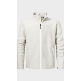 Sch&ouml;ffel Fleecejacke SCH&Ouml;FFEL "CIRC Fleece Jk Style Purga MNS", Herren, Gr. 46, 9040, natur, Oberstoff: 100% Polyester, relaxed fit, hoch geschlossener Ausschnitt, Jacken Fleecejacke
