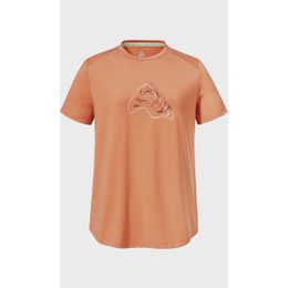 Sch&ouml;ffel Funktionsshirt SCH&Ouml;FFEL "T Shirt Haberspitz L", Damen, Gr. 40, 5115, orange, Oberstoff: 77% Polyester, 18% Lyocell, 5% Elasthan, Rundhals, Shirts Funktionsshirt