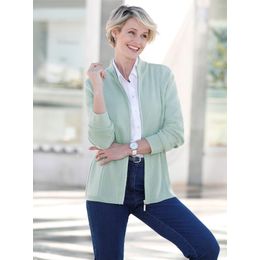 Strickjacke Classic Basics, Damen, Gr. 40, gr&uuml;n (kalkmint), 100% Polyacryl, unifarben, Strickjacken Strickjacke