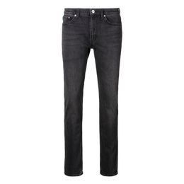 Slim-fit-Jeans HUGO BLUE "Zane", Herren, Gr. 31, L&auml;nge 34, grau (dunkelgrau021), Denim/Jeans, Obermaterial: 99% Baumwolle, 1% Elasthan, unifarben, slim fit lang, Jeans Slim-fit-Jeans, mit angesetztem Bund