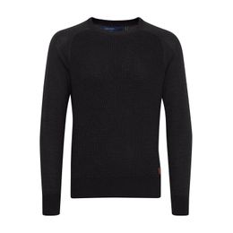 Rundhalspullover Blend "Rundhalspullover BHGandolf", Herren, Gr. 3XL, grau (charcoal), Obermaterial: 100% Baumwolle CO., Pullover Rundhalspullover