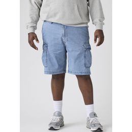 LEVI'S&reg; PLUS Cargoshorts LEVI'S PLUS, Herren, Gr. 46, N-Gr, only up from here shorts, Web, Obermaterial: 100% Baumwolle, bequem knielang, Hosen Cargoshorts, Sommerhose