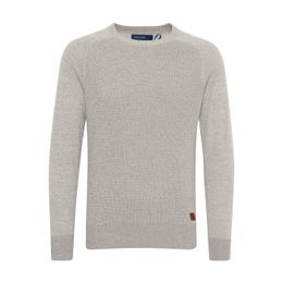 Rundhalspullover Blend "Rundhalspullover BHGandolf", Herren, Gr. 3XL, grau (stone mix), Obermaterial: 100% Baumwolle CO., Pullover Rundhalspullover