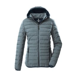 G.I.G.A. by Killtec Steppjacke "GW 49 WMN QLTD JCKT", Damen, Gr. 38, graublau, Obermaterial: 100% Polyester;Futter: 100% Polyester;F&uuml;llung: 100% Polyester, G.I.G.A. DX BY KILLTEC, Jacken Steppjacke, Wind- und wasserabweisende Damen Steppjacke mit 8.000 mm Wassers&auml;ule