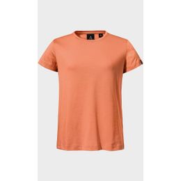 Sch&ouml;ffel Funktionsshirt SCH&Ouml;FFEL "T Shirt Style Collada WMS", Damen, Gr. 34, 5115, orange, Oberstoff: 60% Baumwolle, 40% Polyester, Rundhals, Shirts Funktionsshirt