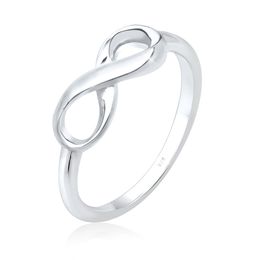 Silberring Elli "Ring Basic Infinity Unendlichkeit Zeichen 925 Silber" Gr. 52, silber, Fingerringe, Damen, 52, Silber 925 (Sterlingsilber), Silberring