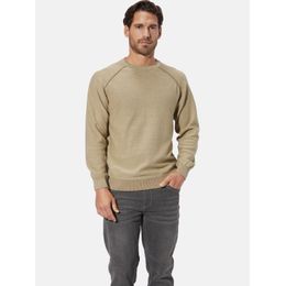 Rundhalspullover Babista "Pullover TESSALINI", Herren, Gr. M, beige, Obermaterial: 100% Baumwolle CO., Pullover Rundhalspullover