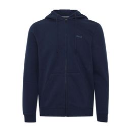 Kapuzensweatjacke Blend "Kapuzensweatjacke BHDowntown", Herren, Gr. S, blau (marineblaus), Obermaterial: 50% Baumwolle CO. 50% Polyester PES., Sweatjacken Kapuzensweatjacke