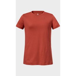 Sch&ouml;ffel Funktionsshirt SCH&Ouml;FFEL "T Shirt Buchberg L", Damen, Gr. 34, 5590, rot, Oberstoff: 60% Baumwolle, 40% Polyester, Rundhals, Shirts Funktionsshirt