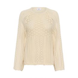 Saint Tropez Pullover 'PerlitaSZ' Damen Gr&ouml;&szlig;e S creme