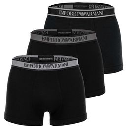 Emporio Armani Boxershorts Herren Gr&ouml;&szlig;e XXL hellgrau / schwarz