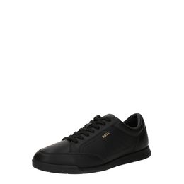 BOSS Sneaker 'Nitan' Herren Gr&ouml;&szlig;e 45 gold / schwarz