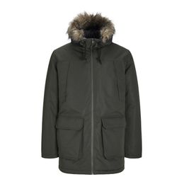 Jack & Jones Jack & Jones Parka Herren Gr&ouml;&szlig;e XXL hellbraun / dunkelgr&uuml;n
