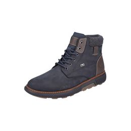 Rieker Schn&uuml;rboots Herren Gr&ouml;&szlig;e 42 dunkelblau / braun / grau