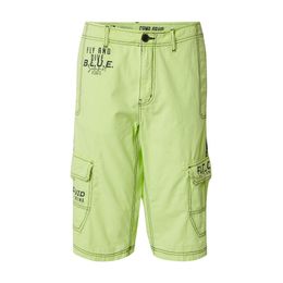 CAMP DAVID Shorts Herren Gr&ouml;&szlig;e 38 limone / schwarz