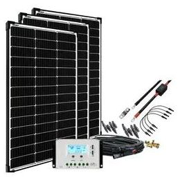 Offgridtec&reg; basicPremium-L 300W Solaranlage 12V/24V Komplettsystem