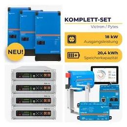 HUSATECH PowerSet: 3-phasig mit 3x MultiPlus-II 48/6k5/100-50 + Cerbo GX MK2 + 4x E-Box V5&deg; | 18 kW 20,4 kWh