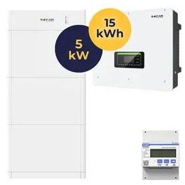 SET Sofar Solar 5 kW Hybrid-Wechselrichter HYD 5KTL-3PH +1x Sofar Solar BTS E15-DS5 15,36 kWh Batteriespeicher