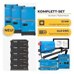 HUSATECH PowerSet: 3-phasig mit 3x MultiPlus-II 48/4k5/55-32 + Cerbo GX MK2 + 5x US5000 | 12 kW 24,0 kWh