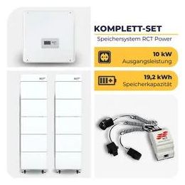 RCT POWER Storage DC Hybrid-Wechselrichter mit RCT POWER Battery | Hochvolt-Speichersystem | 3-phasig | 19,2 kWh | 10 kW
