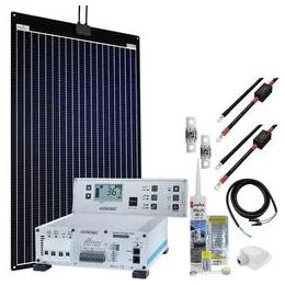 Offgridtec mTriple Flex L Wohnmobil Solaranlage mit 1 x 160W 45/30/350 VBCS Triple Charger und 5748 VPC Jupiter Kombipanel
