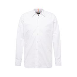BOSS Button Up Shirt 'Relegant_6' male White size 4XL