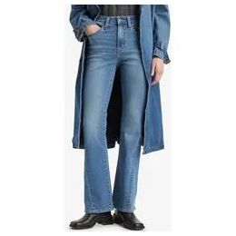 Levi's Bootcut-Jeans LEVI'S "TWISTED 725 BOOTCUT", Damen, Gr. 31, L&auml;nge 30, blau (ot flashback), Denim/Jeans, Obermaterial: 80% Baumwolle, 19% Polyester, 1% Elasthan, bootcut fit lang, Jeans