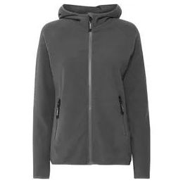 Fleecejacke oxmo "Fleecejacke OXFinja", Damen, Gr. XS, grau (pewter), Obermaterial: 100% Polyester PES., Jacken Fleecejacke