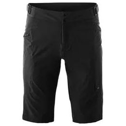 Fahrradhose Gonso "Trail Shorts Hipbag M", Herren, Gr. M, Normalgr&ouml;&szlig;en, schwarz, 85% Polyester, 15% Elasthan, Hosen Fahrradhose, Bewegungselastisch, strapazierf&auml;hig und schnelltrocknend
