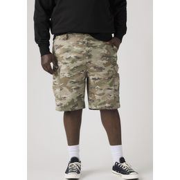 LEVI'S&reg; PLUS Cargoshorts LEVI'S PLUS, Herren, Gr. 48, N-Gr, ombre camo soft camo rpstp print, Web, Obermaterial: 100% Baumwolle, bequem knielang, Hosen, Sommerhose